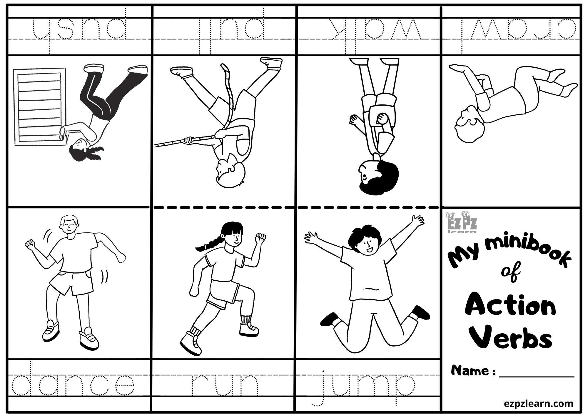 Action Verbs - Ezpzlearn.com