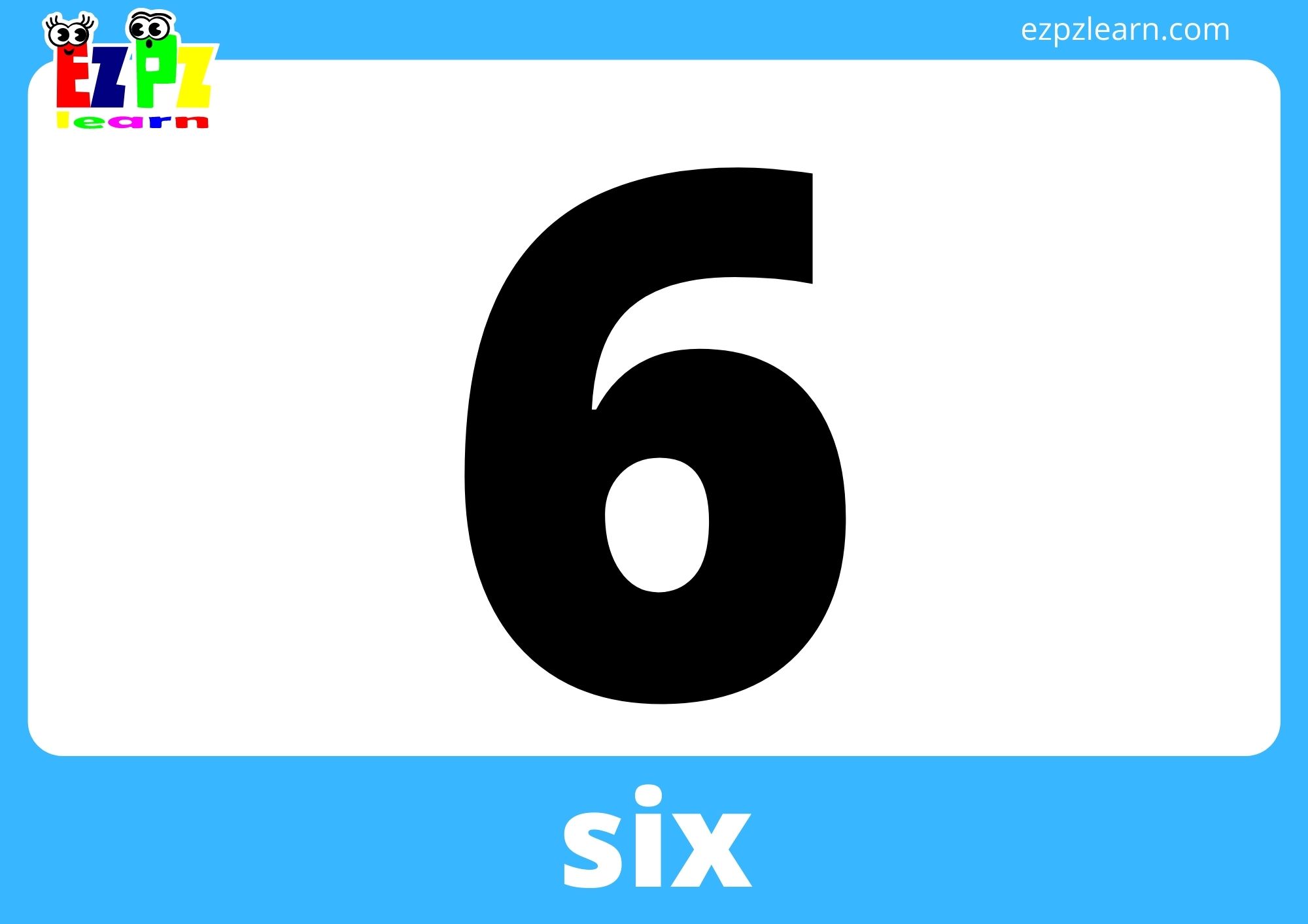 Numbers Flashcards With Words ONLINE - Ezpzlearn.com